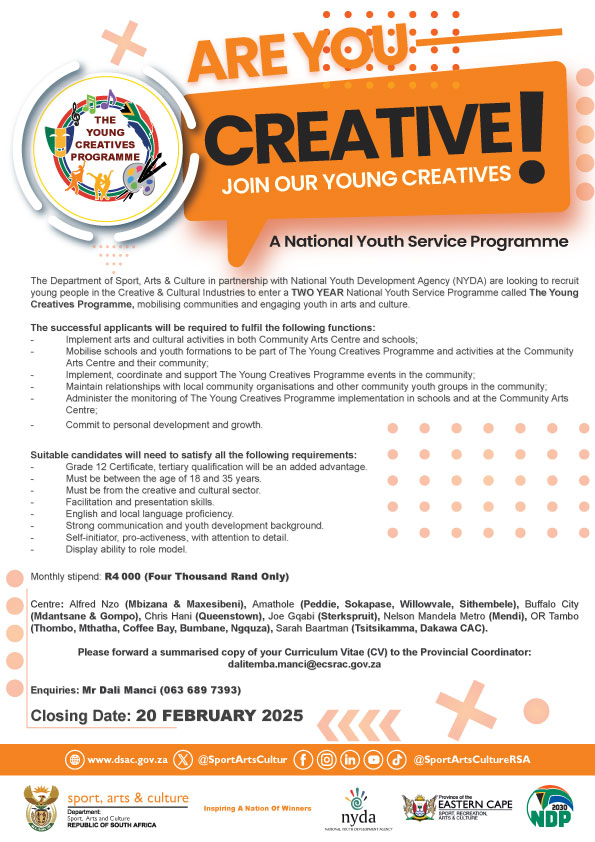 Welcome to Eastern Cape Department of Sports, Recreation, Arts ...